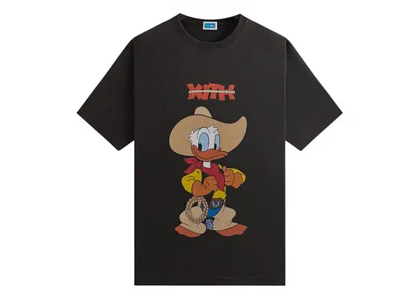 Kith Disney Donald Duck Cowboy Vintage Tee Shirt