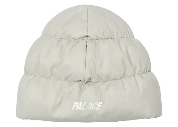 PALACE Pertex Puffa Beanie - Frost Grey