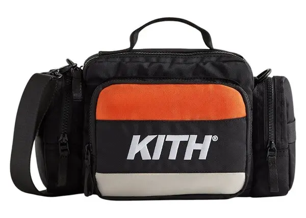 Kith Logo Embroidered Camera Bag - Black