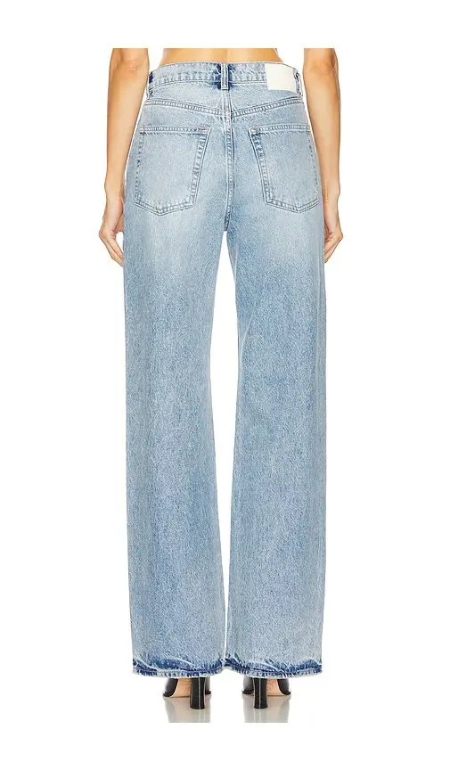 GRLFRND Katya Seamed Loose Wide Leg Jeans