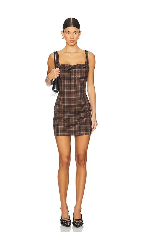 ginger brown dress Petite Studio's Ellory Cotton Shirt Dress in Ginger