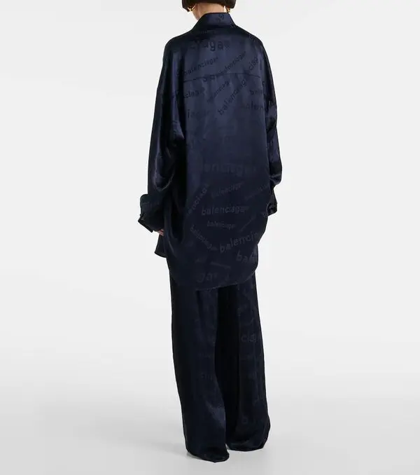 Balenciaga Cocoon Silk Shirt
