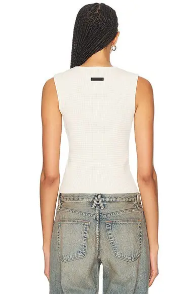 Fear Of God Waffle Knit Cropped Tank