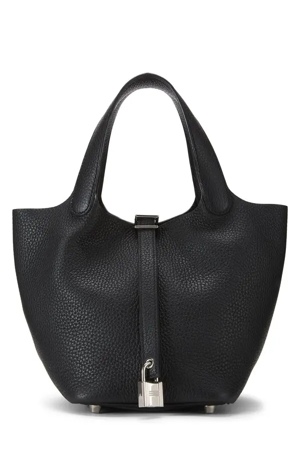 Hermès Clemence Picotin Lock 18 - Black