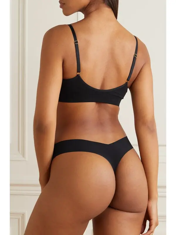 Commando Set Of Three Stretch Thongs