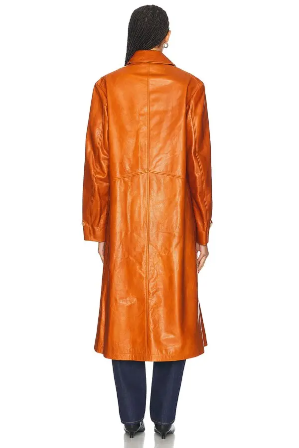 BODE Continental Leather Coat