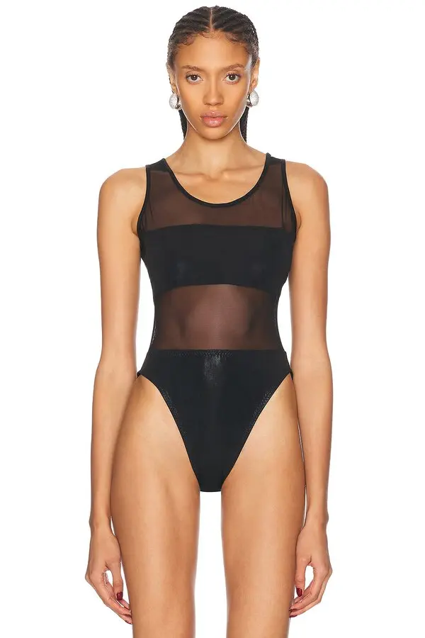 Norma Kamali Dash Dash Mio Bodysuit
