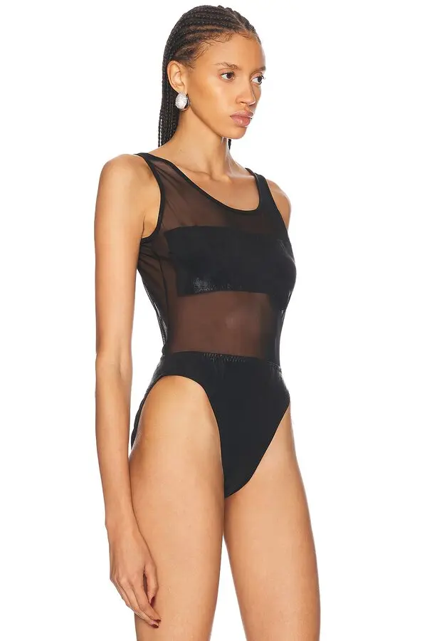 Norma Kamali Dash Dash Mio Bodysuit