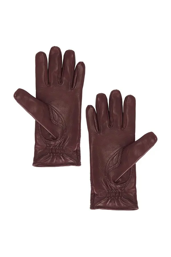 Bottega Veneta Glove Brown / ボッテガ レザー 手袋 ウィメンズ's ウィメンズ グローブ | Bottega Veneta® JP