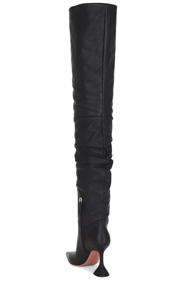 Amina Muaddi Olivia 95 Thigh High Boots
