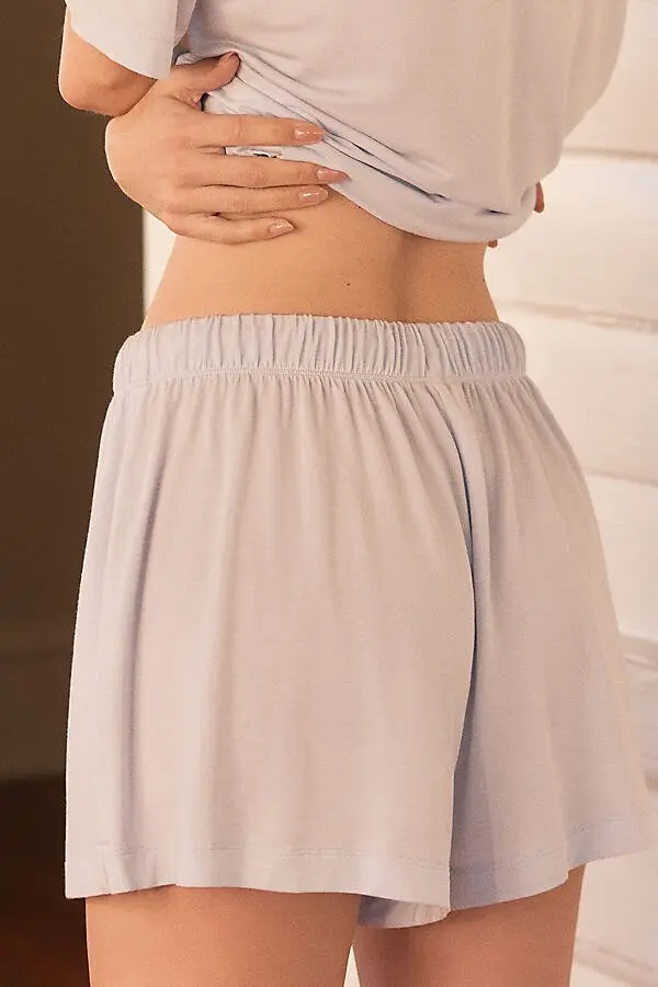 Eberjey Gisele Everyday Relaxed Shorts - Sky