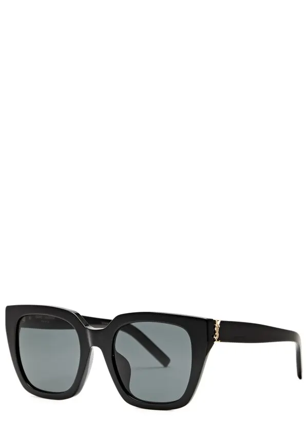Saint Laurent Oversized Square Sunglasses - Black