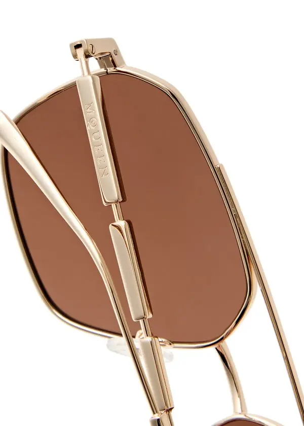 Alexander McQueen Aviator-style Sunglasses