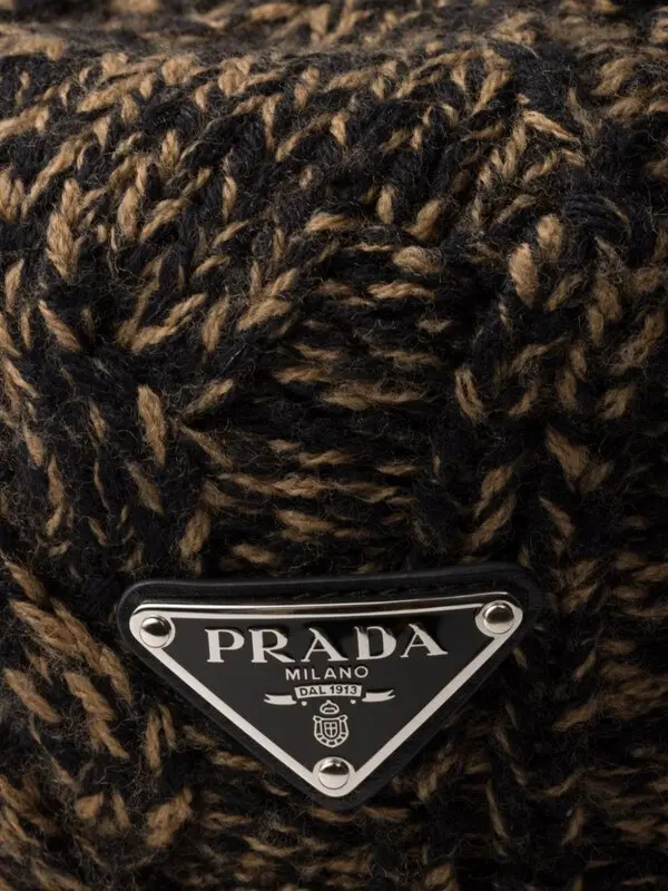 Prada Mélange Wool Bucket Hat