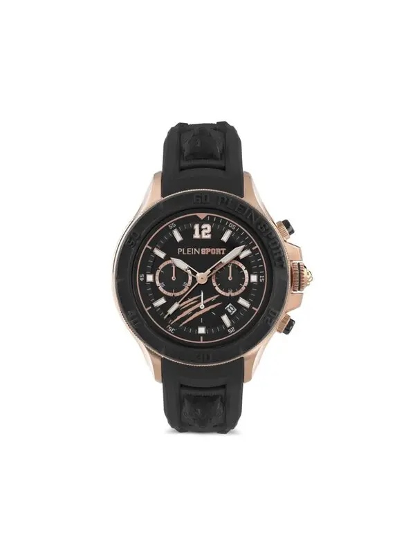 PLEIN SPORT 47.5mm Chronograph Watch - Black