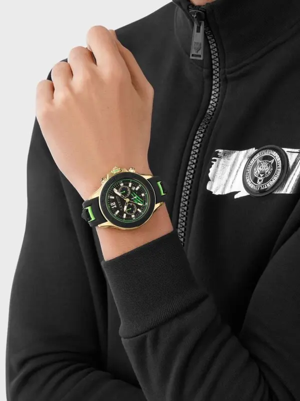 PLEIN SPORT 47.5mm Chronograph Watch - Black