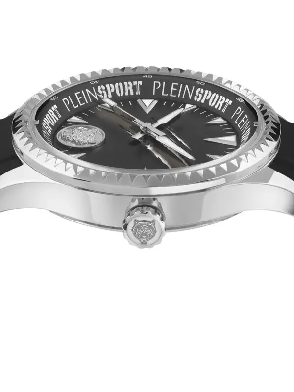 PLEIN SPORT Lineman 45mm Strap Watch - Black