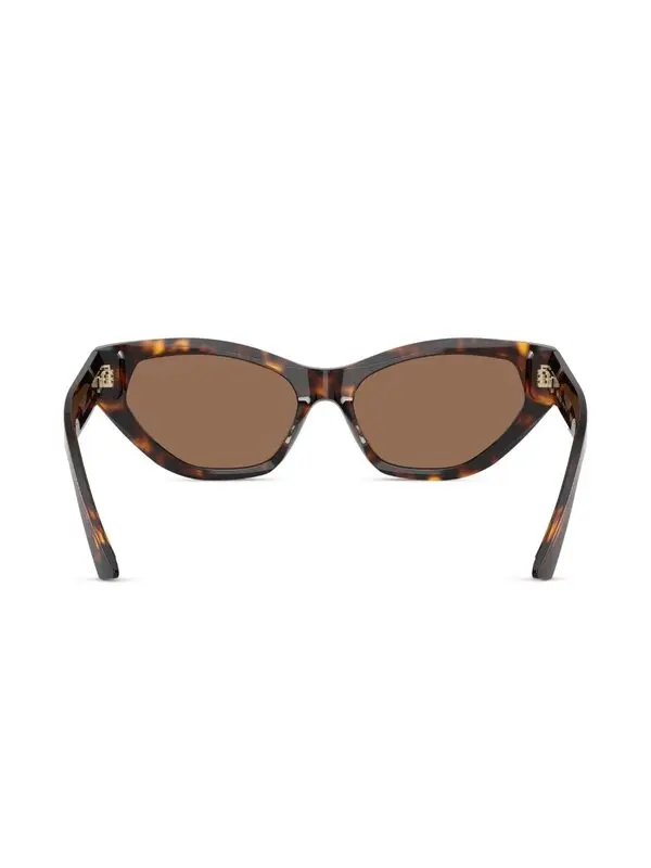 JIMMY CHOO Logo-print Sunglasses - Brown