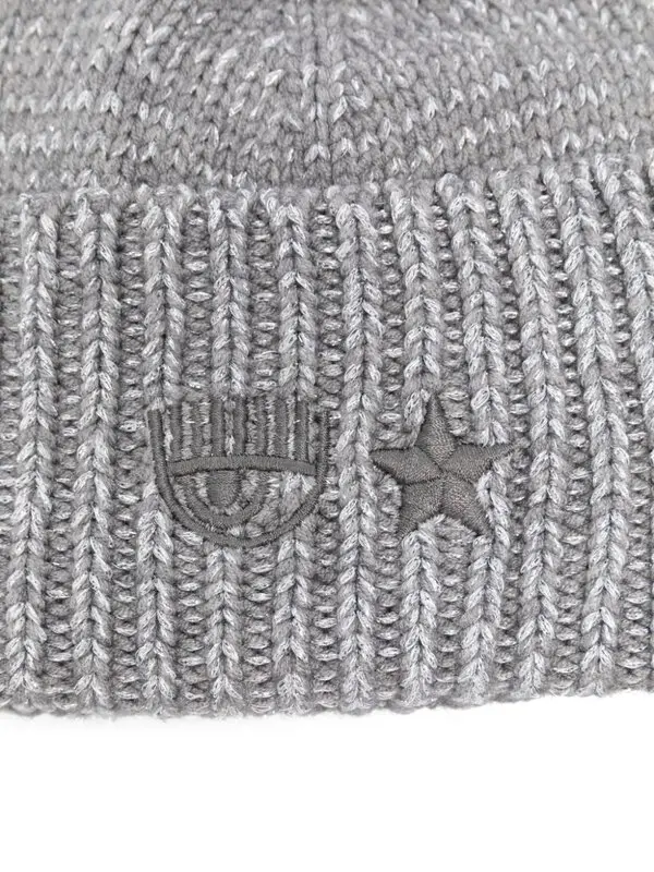 CHIARA FERRAGNI Eye Star-embroidered Beanie