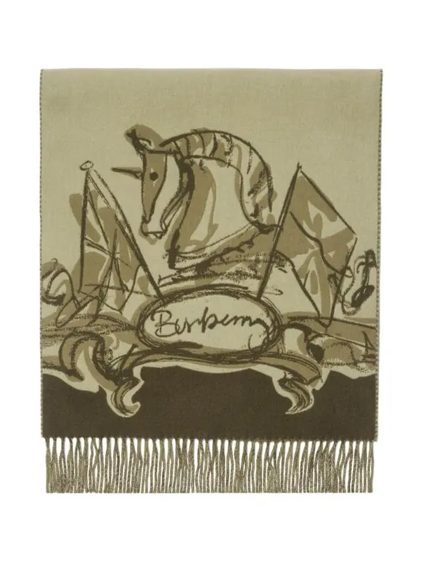 Burberry Tower Bridge Cashmere Scarf