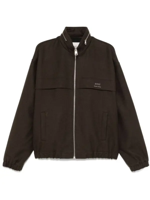 AMI Paris Concealed-hood Jacket
