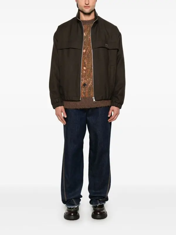 AMI Paris Concealed-hood Jacket