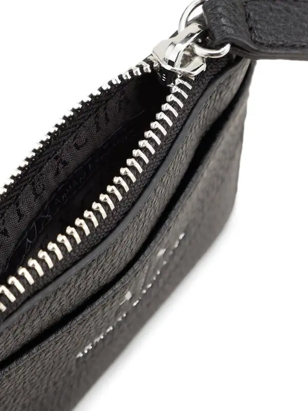 Armani Exchange Logo-print Grained Wallet