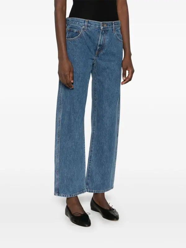 Khaite Kerrie Straight-leg Jeans - Blue