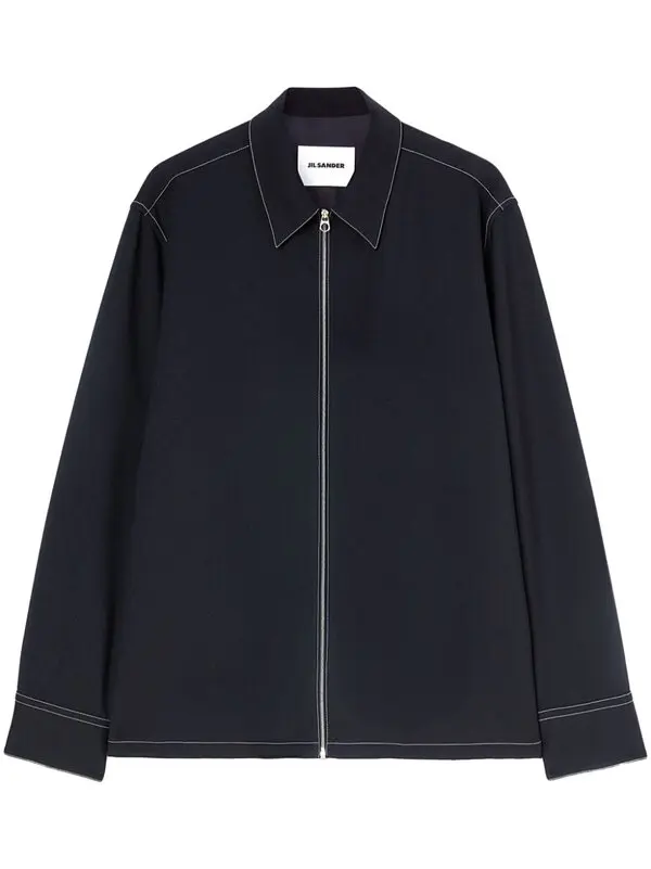 JIL SANDER Zip-up Shirt Jacket