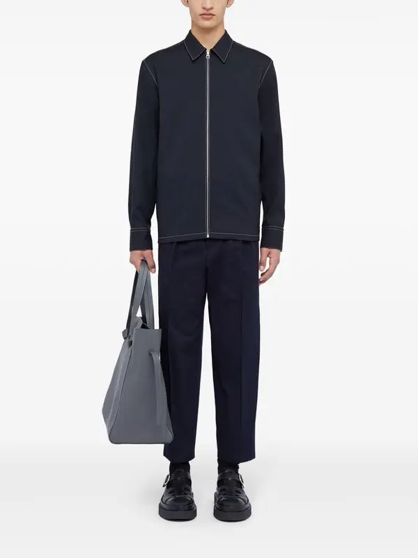 JIL SANDER Zip-up Shirt Jacket