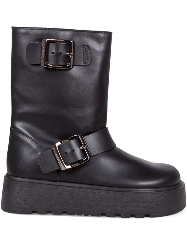 Casadei Leather Mid-calf Boots