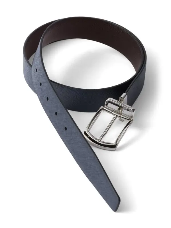 Prada Reversible Leather Belt - Brown