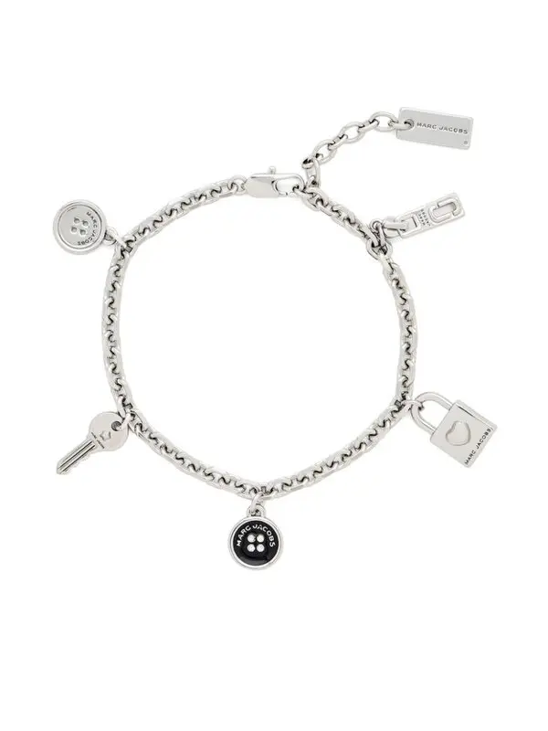 Marc Jacobs Button Charm Bracelet - Silver
