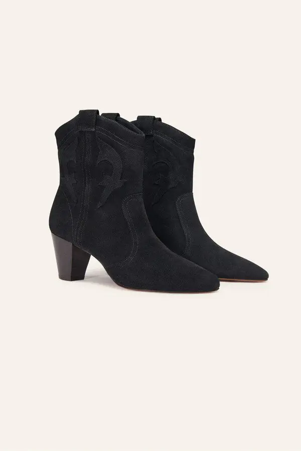Ba&sh Casey Ankle Boots - Gray