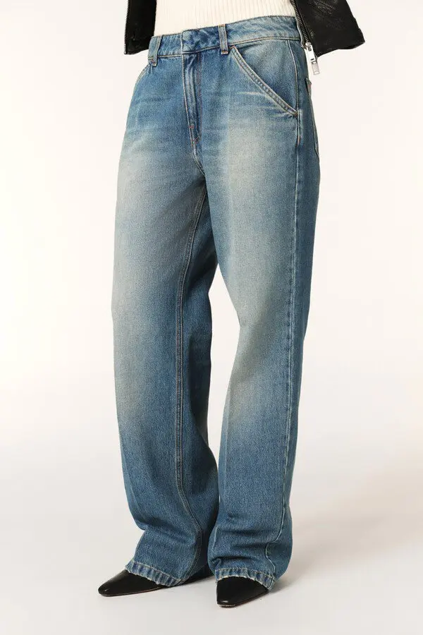 Ba&sh Vecchi Faded Straight Leg Jeans