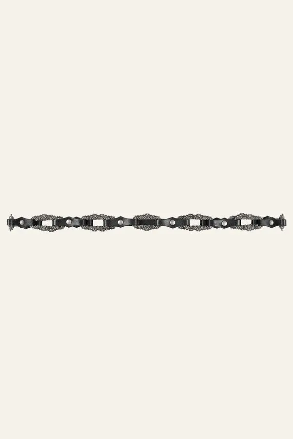 Ba&sh Baptiste Leather Belt - Black