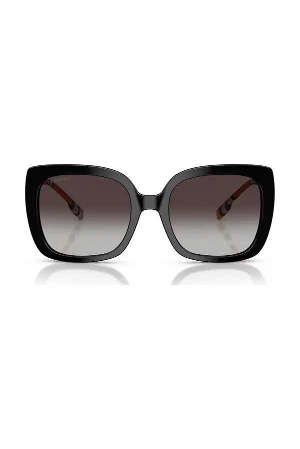 Burberry Caroll Square Frame Sunglasses - Red