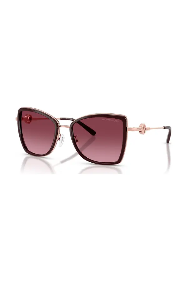 Michael Kors Butterfly Sunglasses With Gradient Lenses - Burgundy