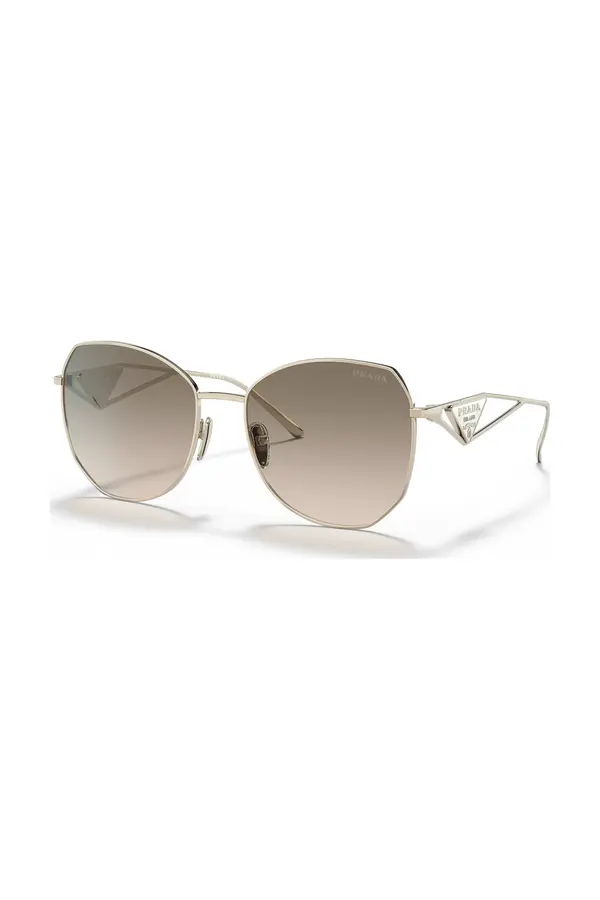 Prada Irregular Sunglasses - Gold