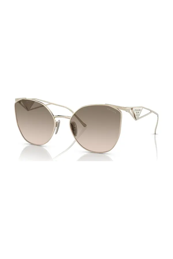 Prada Irregular Sunglasses - Gold