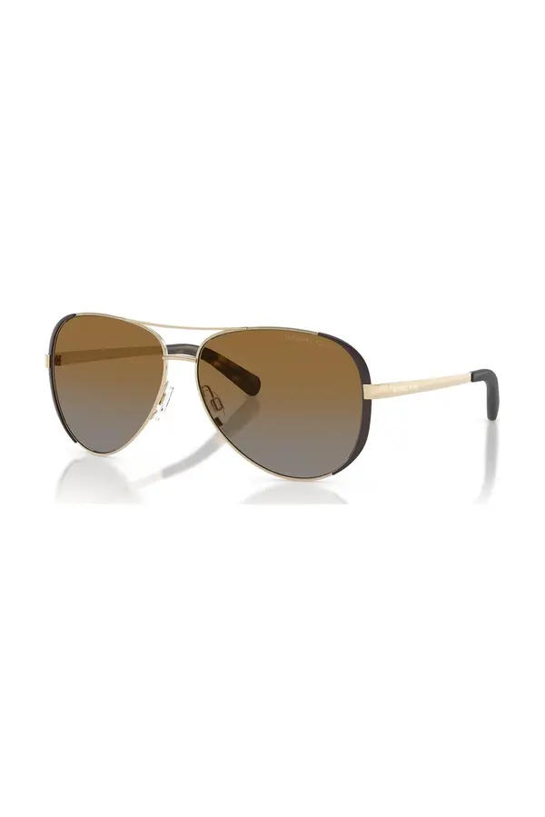 Michael Kors Metal Aviator Sunglasses - Gold