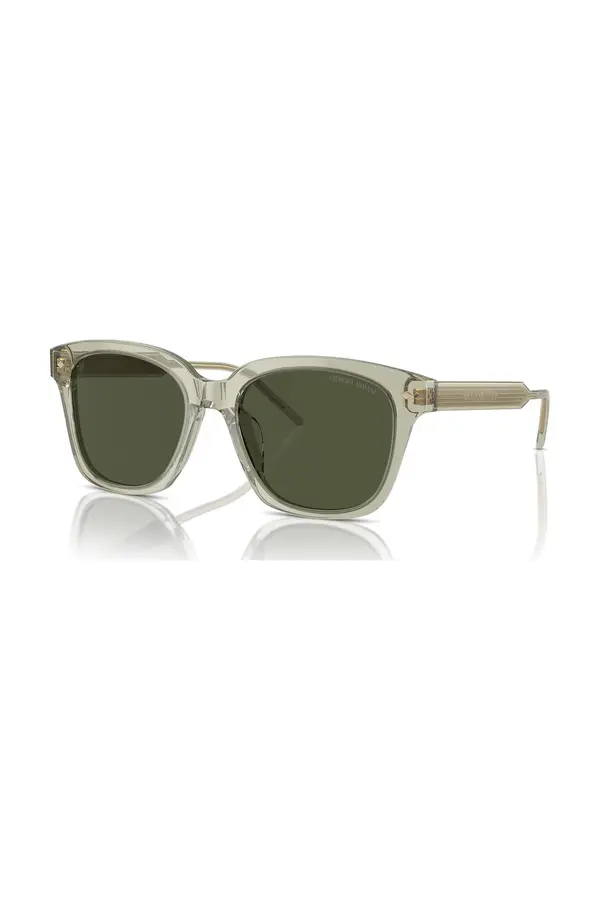 Giorgio Armani Acetate Square Frame Sunglasses - Green