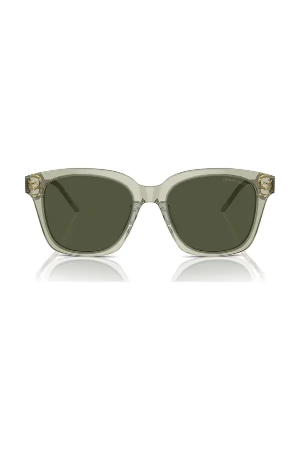 Giorgio Armani Acetate Square Frame Sunglasses - Green