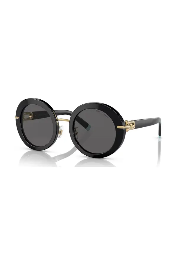 TIFFANY SUNGLASS HUT Tiffany & Co. Round Frame Sunglasses - Black