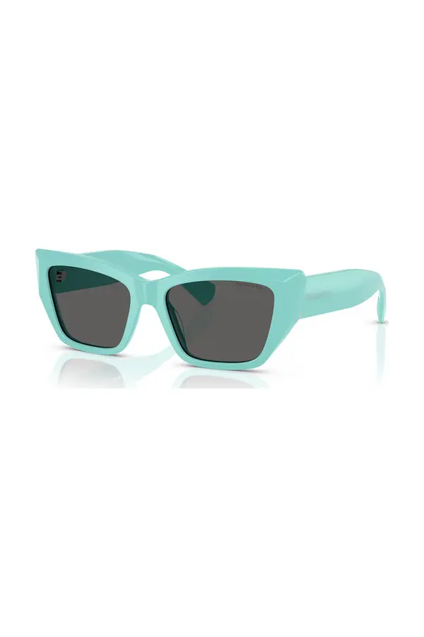 TIFFANY SUNGLASS HUT Acetate Cat Eye Sunglasses - Blue