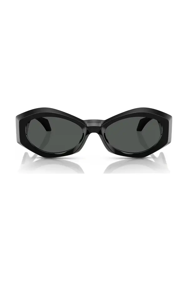 Versace Irregular Sunglasses - Black