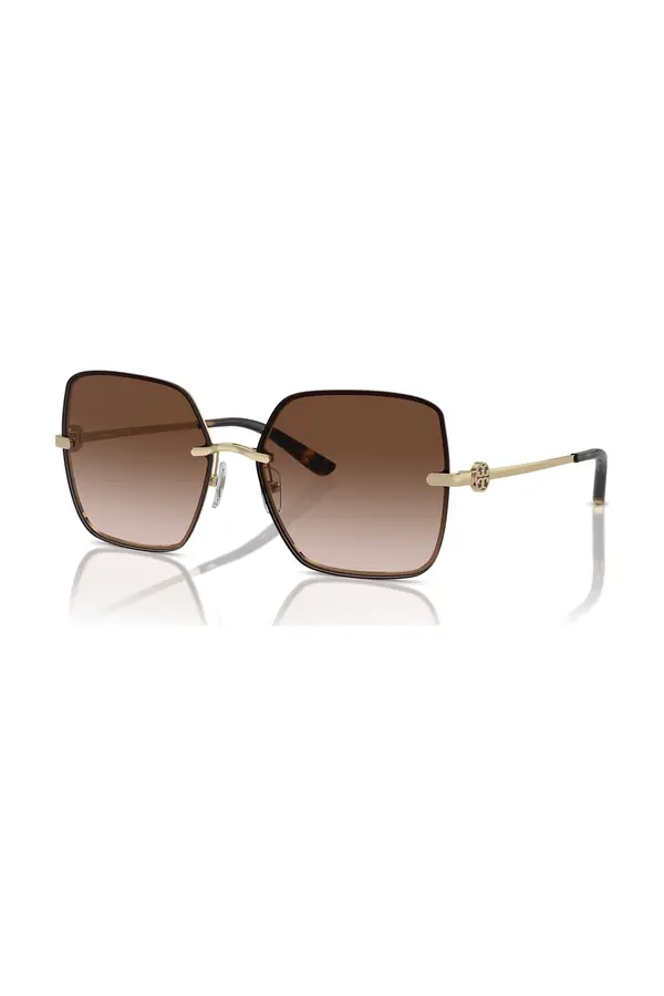Tory Burch Irregular Sunglasses - Gold