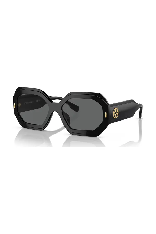 Tory Burch Irregular Full Rim Sunglasses - Black
