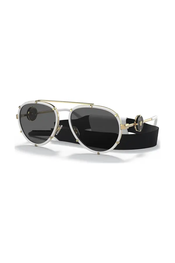 Versace Aviator Sunglasses - Grey