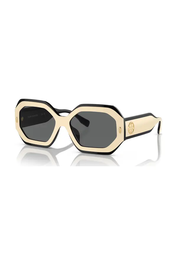 Tory Burch Irregular Sunglasses - Black